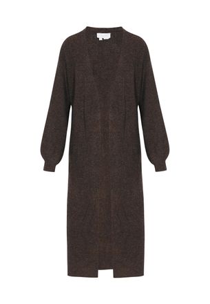 Usha Strickjacke Frauen dunkelbraun meliert