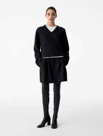 Arket Eleganter Minirock -Schwarz