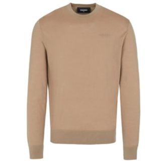Dsquared2 Herren, Strickwaren, Beige, 2XLGr&ouml;&szlig;e