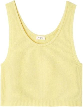American Vintage Femme, Tops, Jaune, Taille: 40/42 FR Vitow Pullover