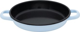 Riess 0409-028, Eier- und Servierpfanne 22 cm, BACKEMAILLE BLAU, LBH 30,3x23,4x4cm, Gew. 0,735kg, Volumen 0,5 L