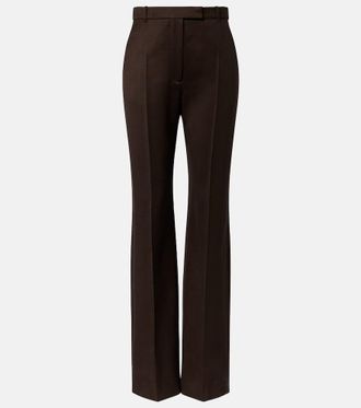 Alexander McQueen Straight Hose aus Wolle