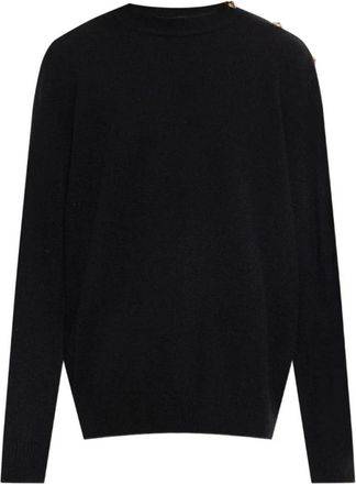 Balmain Homme, Pulls, Noir, Taille: XL Maille ras du cou
