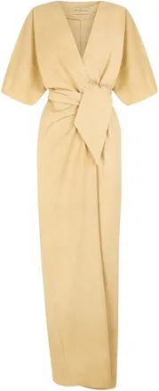 Cortana Femme, Robes, Beige, Taille: 40 FR Ryo Wrap Dress