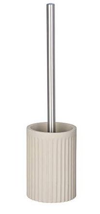 WENKO WC-Garnitur Ion - WC-B&uuml;rstenhalter, Zement, 9.5 x 37 x 9.5 cm