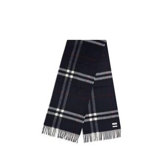 Burberry Womens Blue Cashmere Scarf