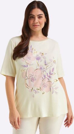 Sheego T-Shirt Halbarmshirt Kurzarm