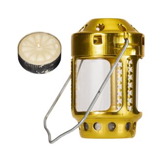 Generic Teelicht-Kerzenlaterne - kleine Teelicht-Laterne, Nacht-Teelicht-Kerzenlaterne tragbar | Teelichthalter f&uuml;r drinnen und drau&szlig;en, Beleuchtung, Aluminiu