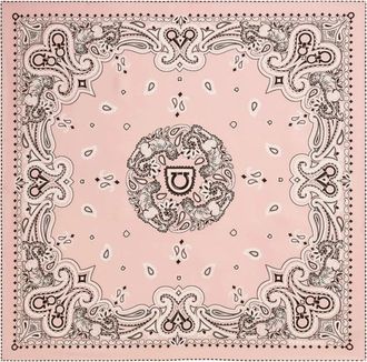 Ferragamo Femme, Accessoires, Rose, Taille: ONE Size Foulard en soie Paisley