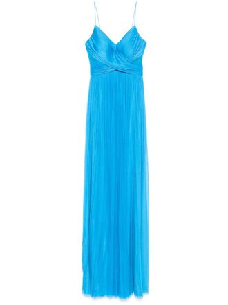 Cristallini robe longue Anastasia - Bleu