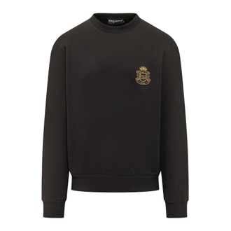 Dolce & Gabbana Crewneck Sweatshirt - - Sweatshirts & Hoodies - Herren - Schwarzk - XL