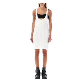 The Attico Femme, Robes, Blanc, Taille: 36 FR Mini-robe en jersey