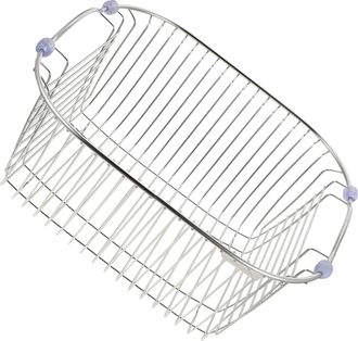 BESPORTBLE Edelstahl Abtropfgestell f&uuml;r Sp&uuml;lbecken Sp&uuml;lbeckenkorb mit Hohlem Design K&uuml;chen Geschirrst&auml;nder und Gem&uuml;seablage Rostfrei Platzsparend f&uuml;r Haushalt