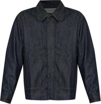 Rag & Bone Homme, Vestes, Bleu, Taille: XL Hudson Denim Jacket
