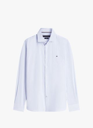 Tommy Hilfiger Chemise droite en coton m&eacute;lang&eacute;