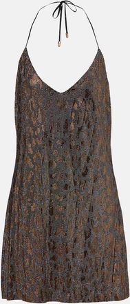 Roberto Cavalli Verziertes Slipdress
