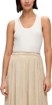 s.Oliver Black Label Damen 2141362 T-Shirts, Creme 0200, 40