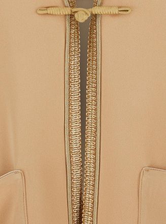 Forte_Forte Womens Jacket Beige Viscose Blend Acetate Blazers