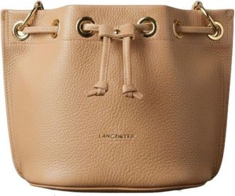 Lancaster Handtasche Lancaster Sac bourse A lacets coulissants S Alba Double 470-80 Nature-In-Beige