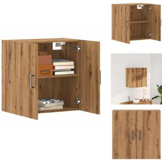 vidaXL Armoire murale ch&ecirc;ne artisanal 60x31x60 cm bois ding&eacute;nierie - Armoire Murale - Armoires Murales - Armoire - Armoire De Rangement