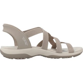 Skechers Femme, Chaussures, Beige, Taille: 41 EU Slim Reggae Sandales Plates
