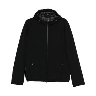 Herno Schwarzer Parka f&uuml;r M&auml;nner Aw25 - - Jackets - Herren - Schwarzk - 2XL