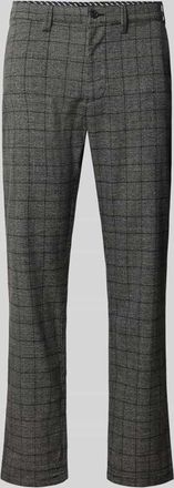 Christian Berg Slim Fit Chino aus elastischem Viskose-Mix mit G&uuml;rtelschlaufen