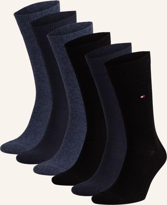 Tommy Hilfiger 6er-Pack Str&uuml;mpfe blau
