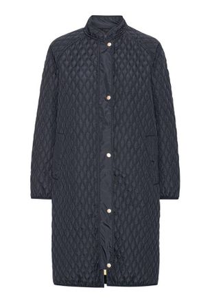 Ilse Jacobsen Steppjacke ALLY06 Modischer Oversize-Steppmantel mit Stehkragen und Raglan&auml;rmeln