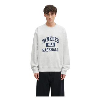 Sporty & Rich Yankees Ivy Crewneck - - Sweatshirts & Hoodies - Herren - Grau - S