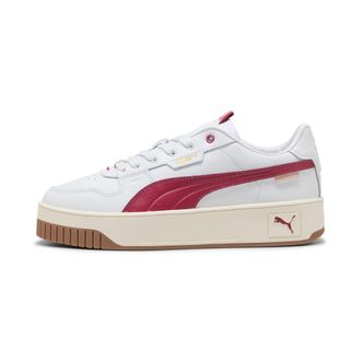 Puma Carina Street LUX, Weiblich Sneaker, PUMA White-Port-PUMA Gold