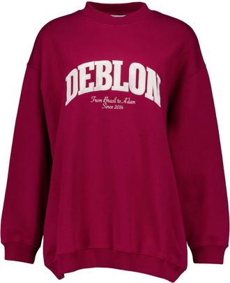 Deblon Sports Femme, Sweatshirts et sweats &agrave; capuche, Rouge, Taille: 36 FR Phoebe Sweater