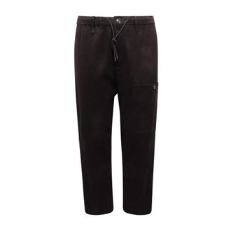 Emporio Armani Schwarze Hose 6R1P67 1Ngrz Modell - - Trousers - Herren - Schwarzk - S