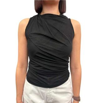 Rick Owens Femme, Tops, Noir, Taille: 38 FR Luna Mesh Top
