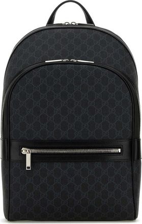 Gucci Monogram-pattern Canvas Backpack