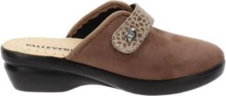 Valleverde 25233 plates Chaussons Femme Bleu avec D&eacute;chirure, taupe, 37 EU