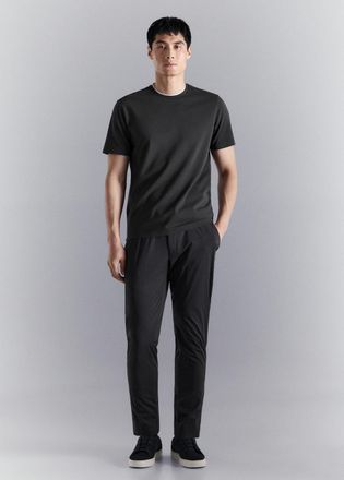 Mango Slim-fit comfort stretch t-shirt gris fonc&eacute; - Homme - XXL - MANGO MAN