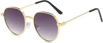 Generic Lunettes De Soleil &Agrave; Monture Large En M&eacute;tal For Homme, For Lext&eacute;rieur, Les Vacances, F&ecirc;tes, For Femme(Gray)