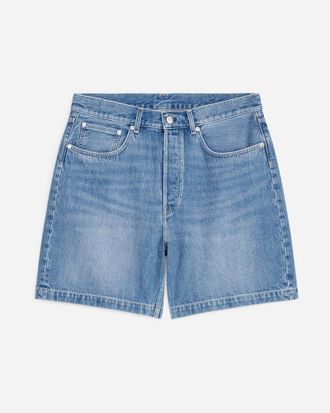 Arket Lockere Jeansshorts -Blau