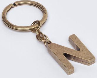 Fursac Porte-cl&eacute;s lettre N en laiton - Taille Unique - Homme