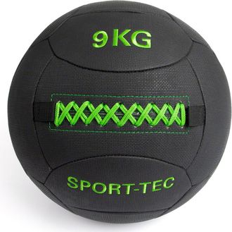 Sport-Tec Wall-Ball Robusta, 35 cm, 9 kg, grün