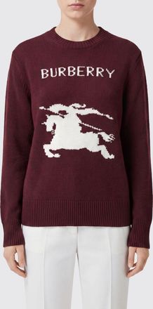 Burberry Pull &agrave; col rond en m&eacute;lange de cachemire &agrave; logo EKD jacquard