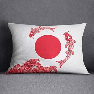 Questo Casa Dekorativer Kissenbezug, Kissenbezug, Heimdekoration, für Sofa, Café, Größe: 35 x 50 cm, entworfen und hergestellt in der Türkiye