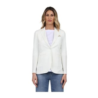 Circolo 1901 Femme, Vestes, Blanc, Taille: 42 FR Blazer Élégant