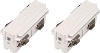 SLV EUTRAC L&auml;ngsverbinder, elektrisch, verkehrsweiss, Wei&szlig; (Packung mit 2)