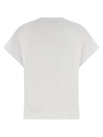 Balmain Womens White Cotton T-Shirt