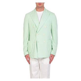 Circolo 1901 Pastellfarbener zweireihiger Blazer - - Jackets - Herren - Gr&uuml;n - L