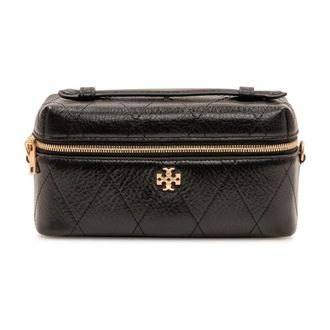 Tory Burch Charlie Vanity Case - - Bags - Damen - Schwarzk - ONE SIZE