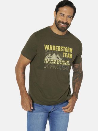 Jan Vanderstorm T-Shirt BALVAR mit haptischem Effekt