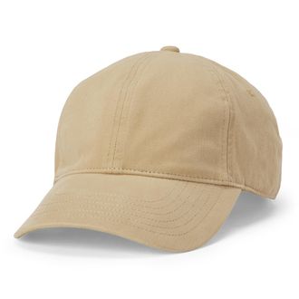 Amazon Essentials Herren Baseballkappe aus gewaschener Baumwolle, Dunkles Khaki, Einheitsgr&ouml;&szlig;e